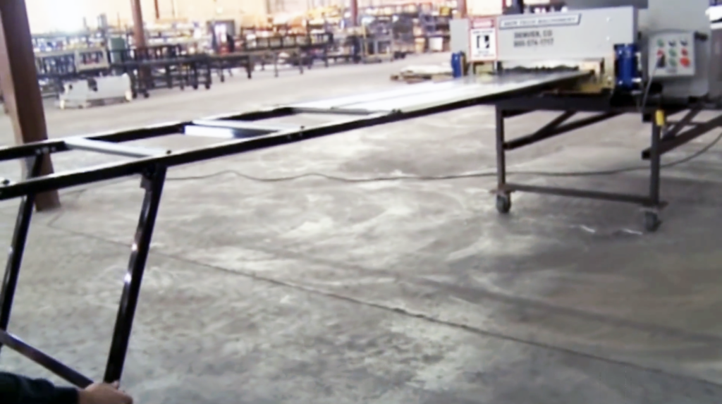 How to Set Up a Run Out Table for a Roof Panel Machine