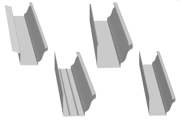 Types of Seamless Gutter Profiles for Portable Rollforming Machines