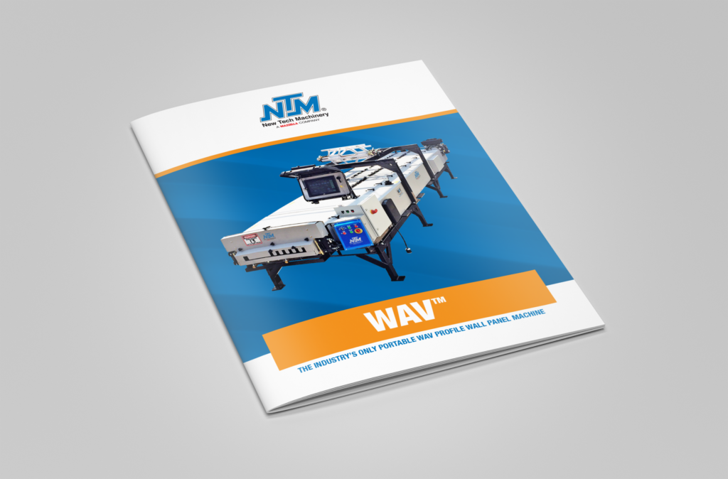 WAV Wall Panel Machine Brochure - New Tech Machinery