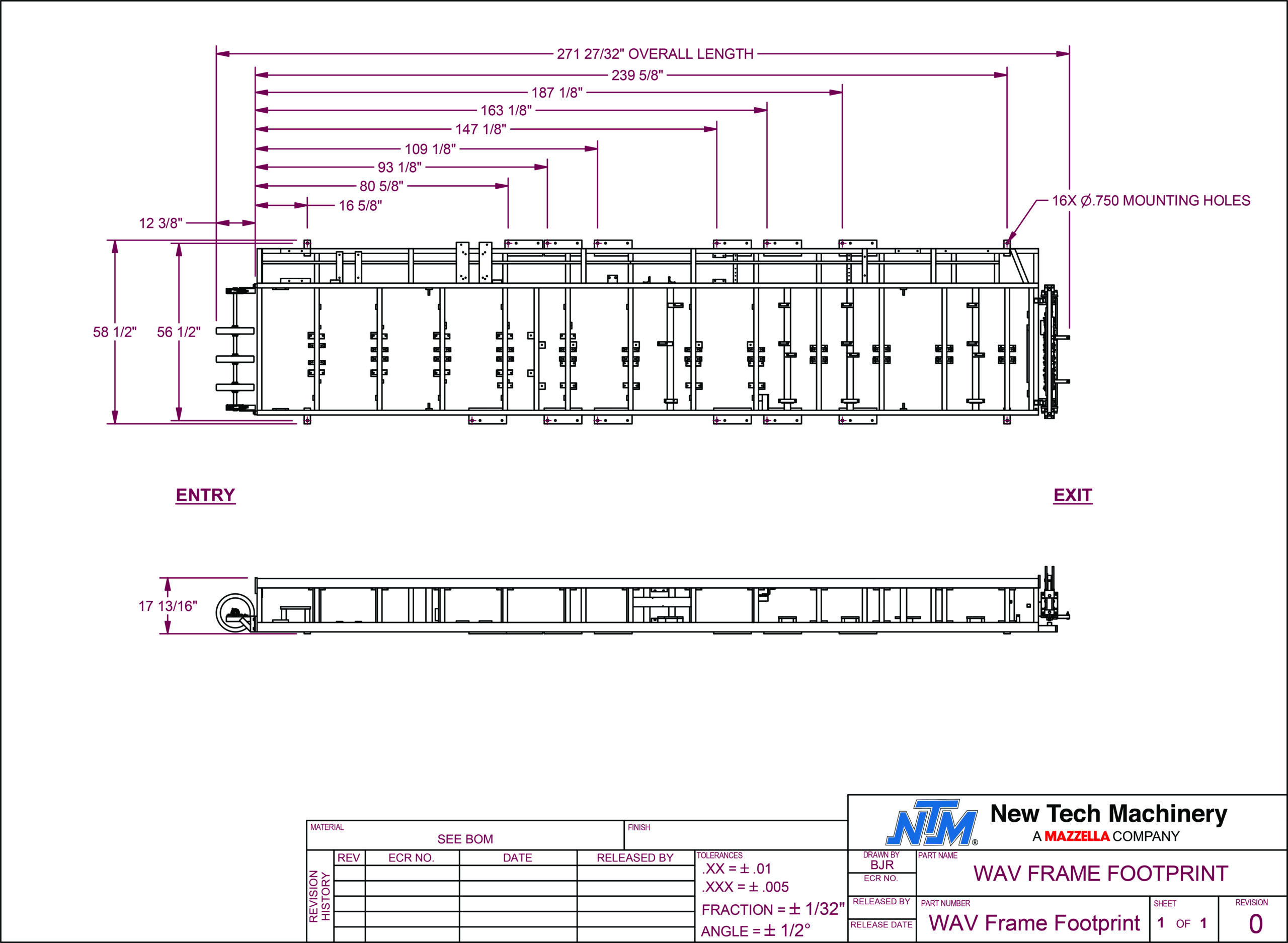 WAV Footprint - New Tech Machinery