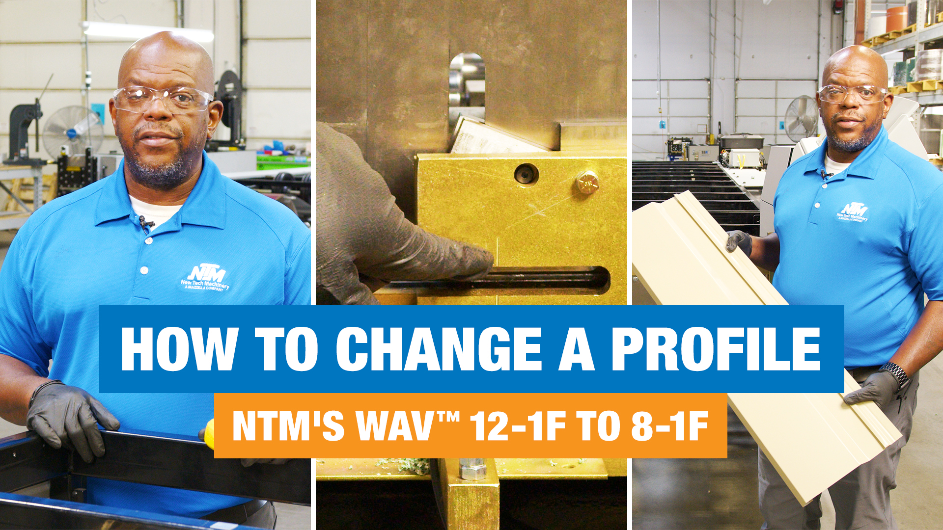 How To Change A Profile - New Tech Machinery's WAV™ 12-1F to 8-1F