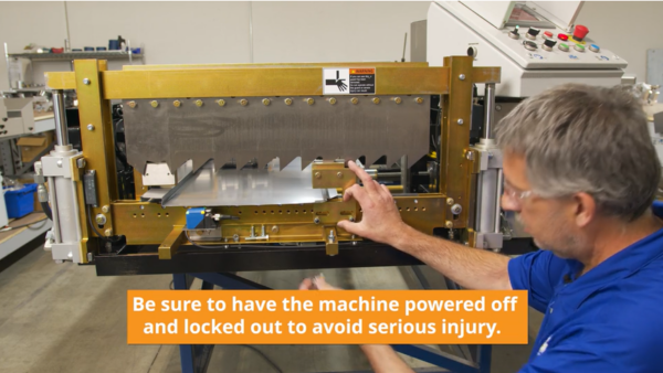 Configuring NTM’s Board and Batten Shear Dies and Blade