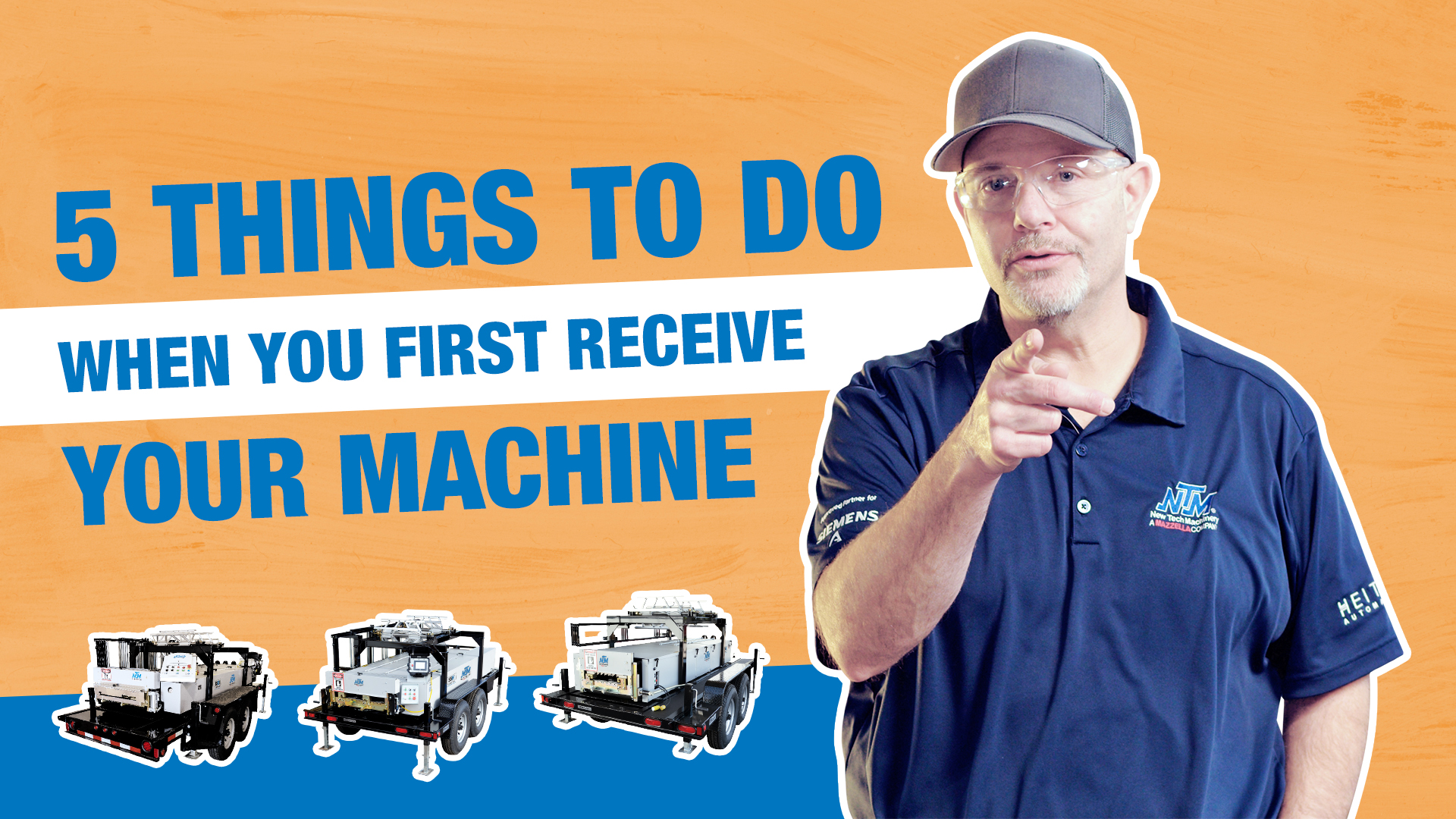 5 Things To Do When You First Receive Your New Tech Machinery Machine