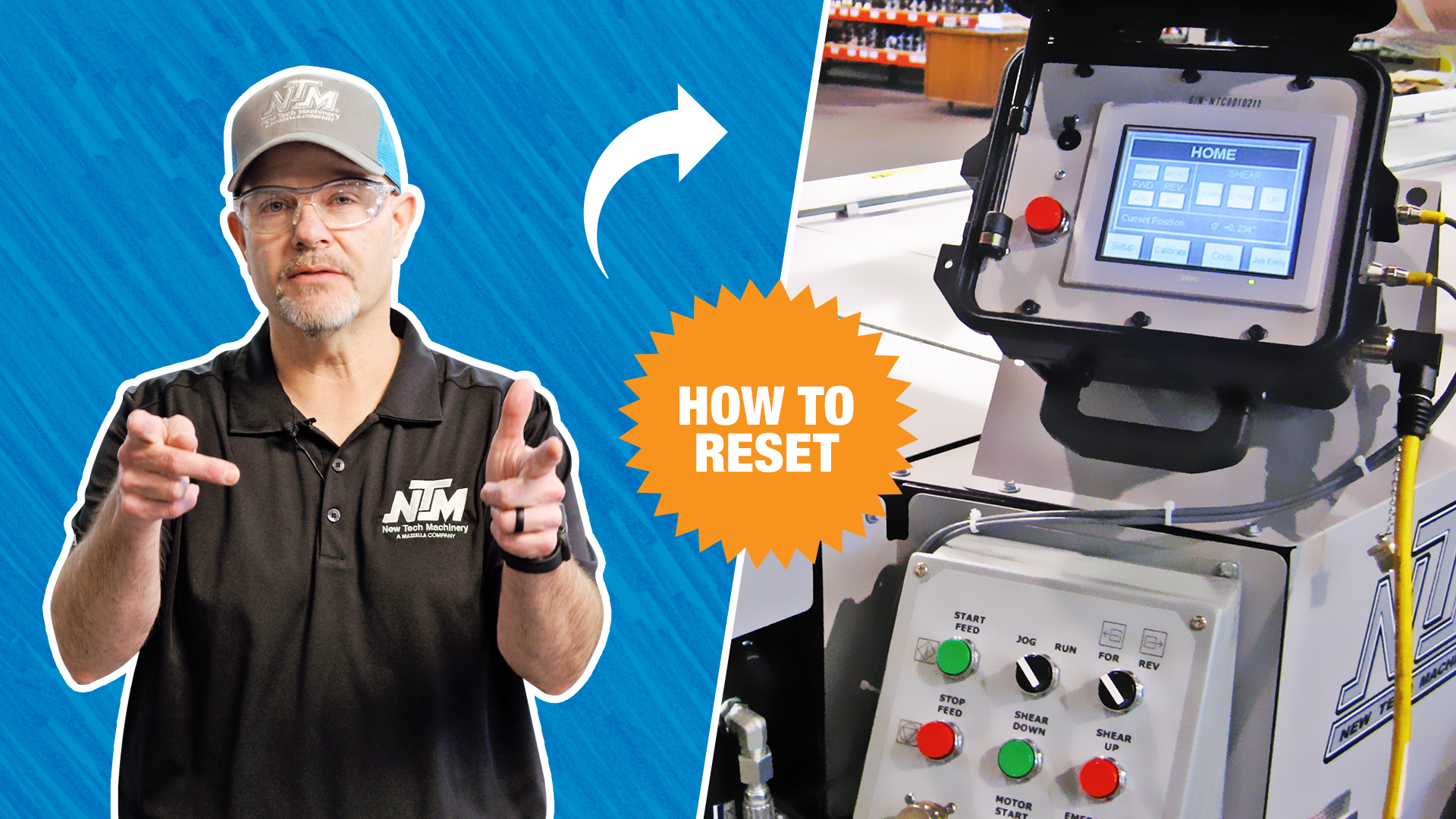How To Reset New Tech Machinery's PLC Controller