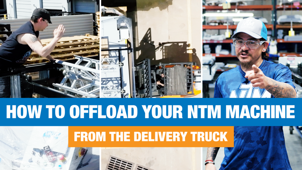 Easy Steps To Unloading Your Machine From The Delivery Truck