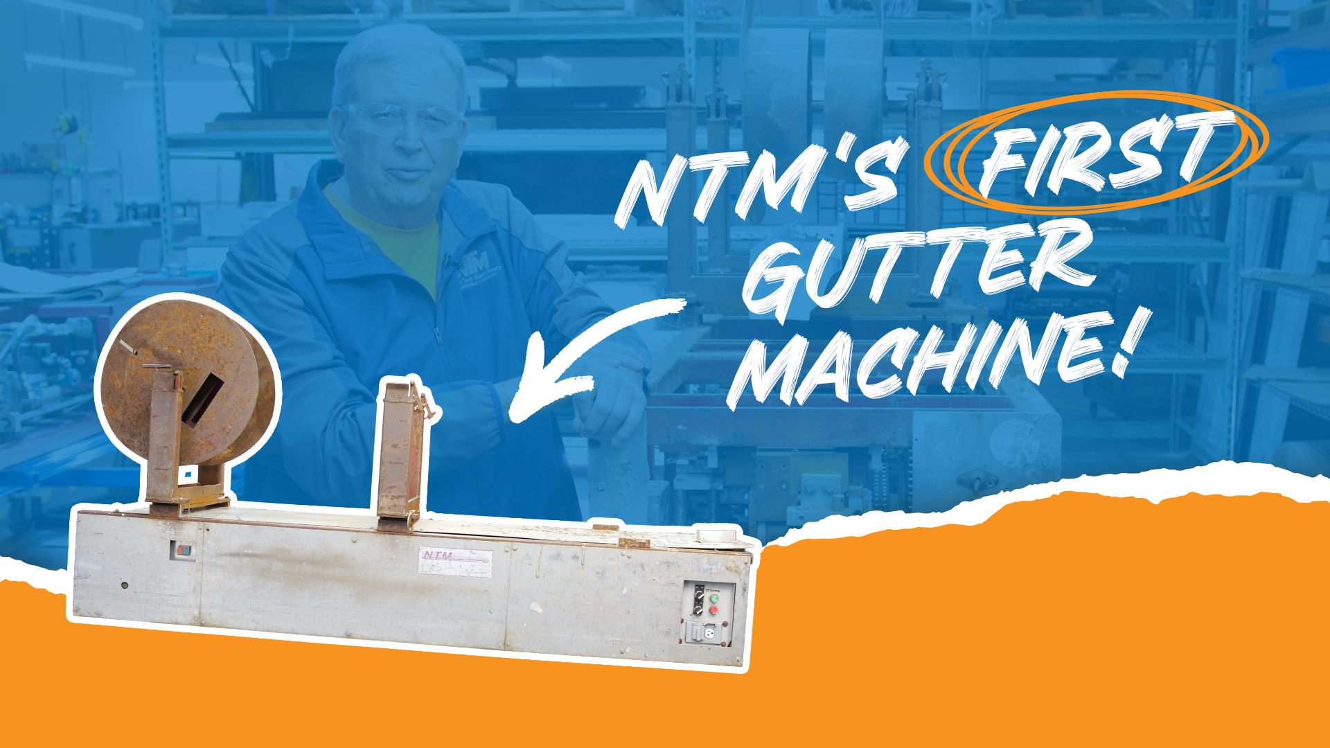 New Tech Machinery's Original Gutter Machine After 30 Years!