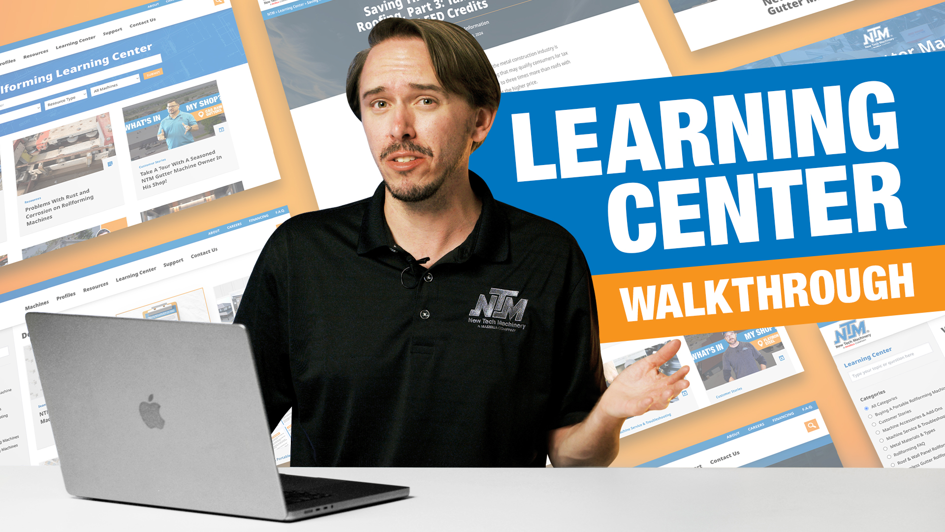 How To Navigate The NEW New Tech Rollforming Learning Center